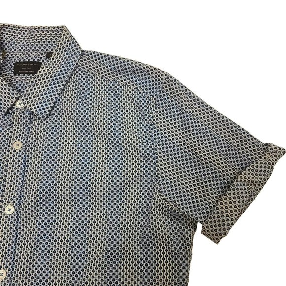 7 Diamonds | Shirts | 7 Diamonds Button Down Shirt Short Sleeve Spade ...
